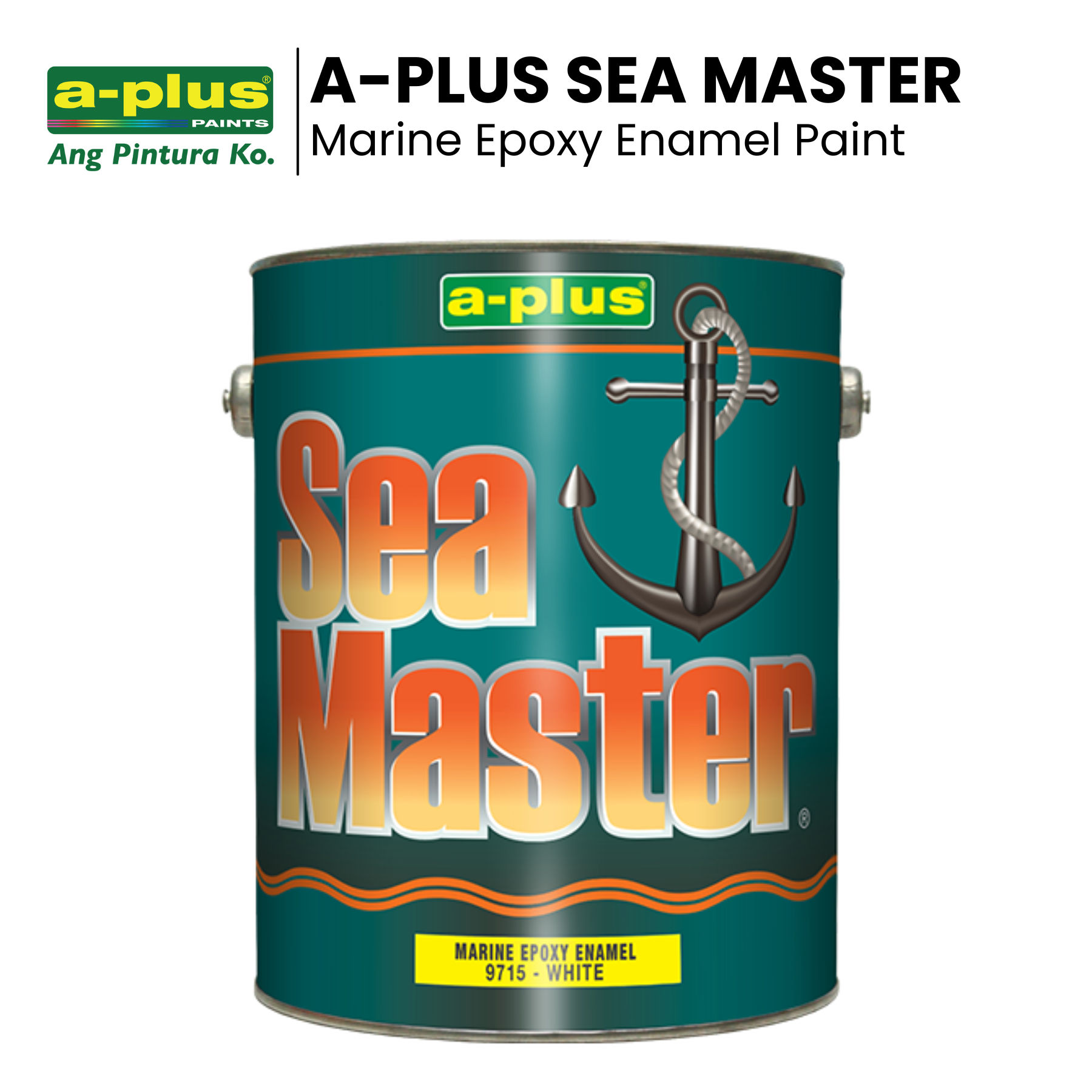 A-Plus Sea Master Marine Epoxy Enamel Paint 4L w/ Catalyst - Heavy Duty ...