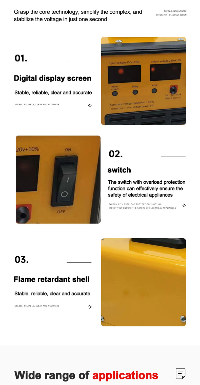 AVR For Refrigerator Automatic Voltage Regulator 3000VA/2500VA AVR For ...