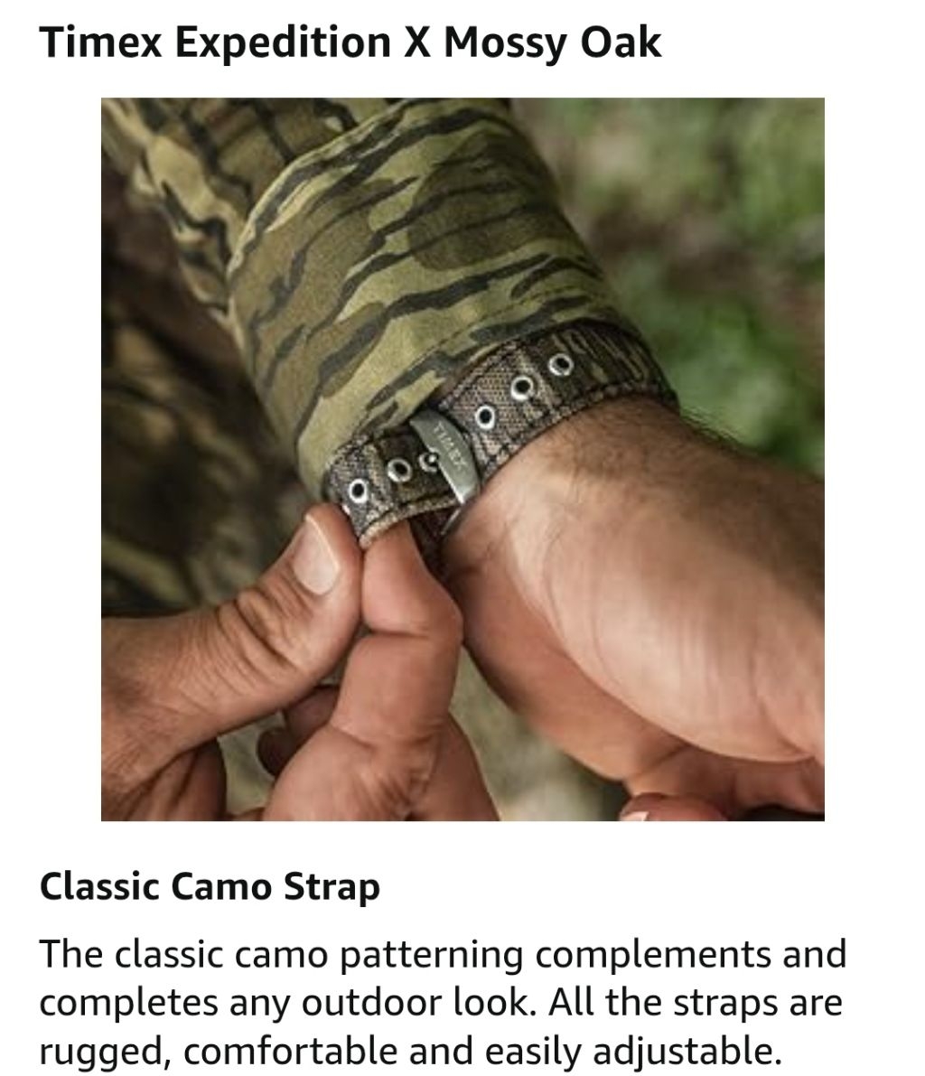 Timex Expedition Chrono Digital Watch 40mm Mossy Oak Break-Up Country ...