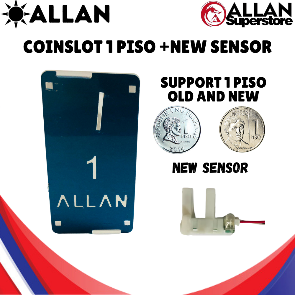 Allan Superstore Coin Slot Piso (1) Piso For New & Old Coins With ...