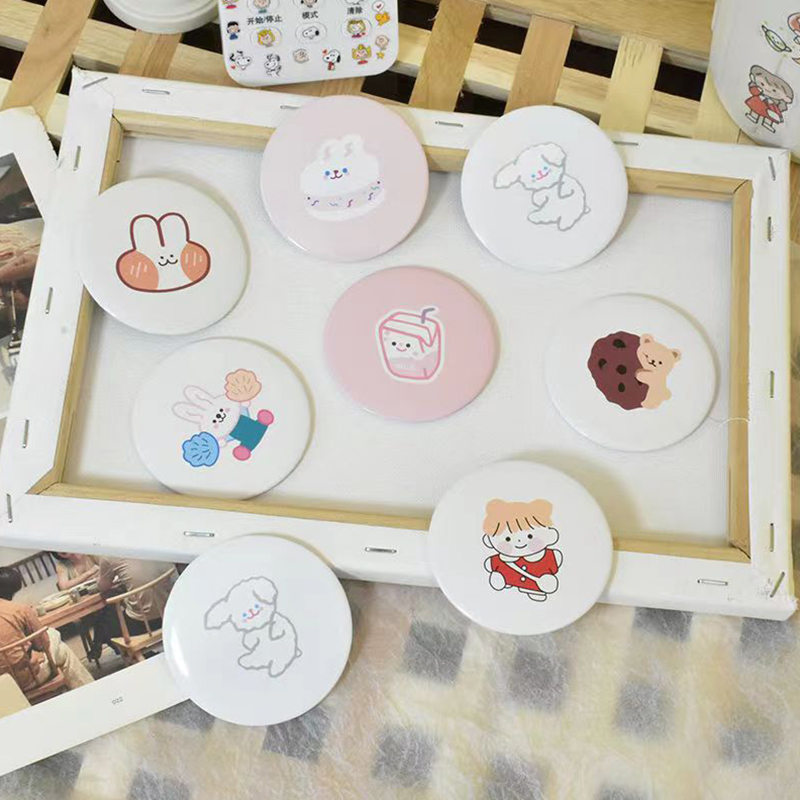 KM 10/20/50Pcs Mini Mirror small size Round cute pocket mirror Portable ...