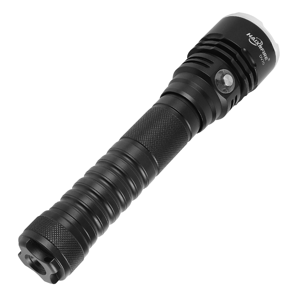 HaixnFire DV70 High Brightness Diving Flashlight 10000 Lumen Aluminum ...