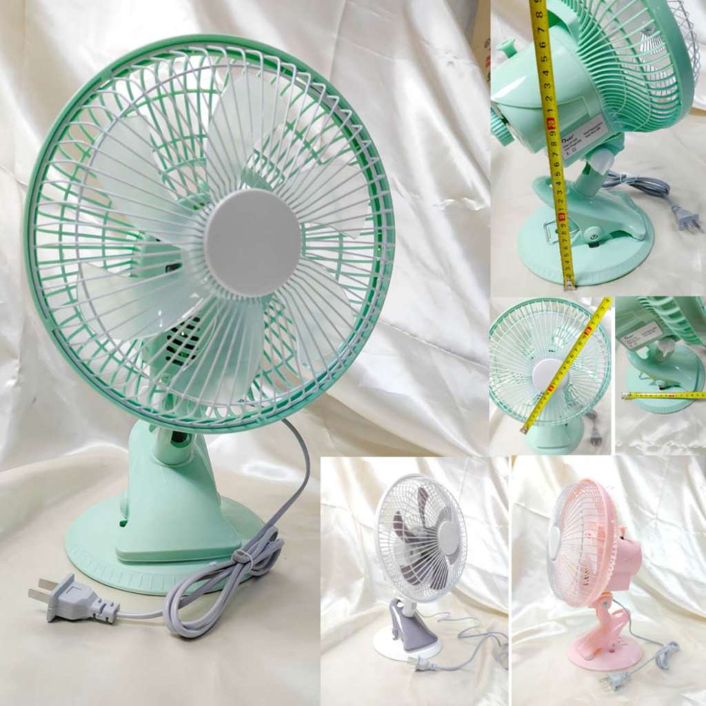 180A Clip-On Silent Shaking Head Fan Desktop Fan for Students | Shopee ...