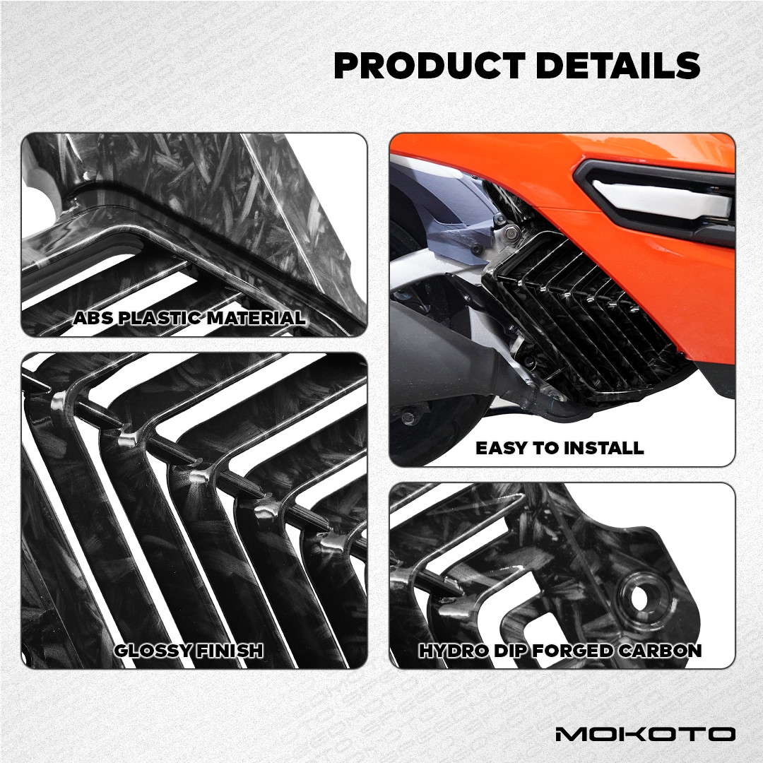 MOKOTO HONDA GIORNO 125 PCX 160 CLICK 160 ADV 160 RADIATOR COVER ENGINE ...