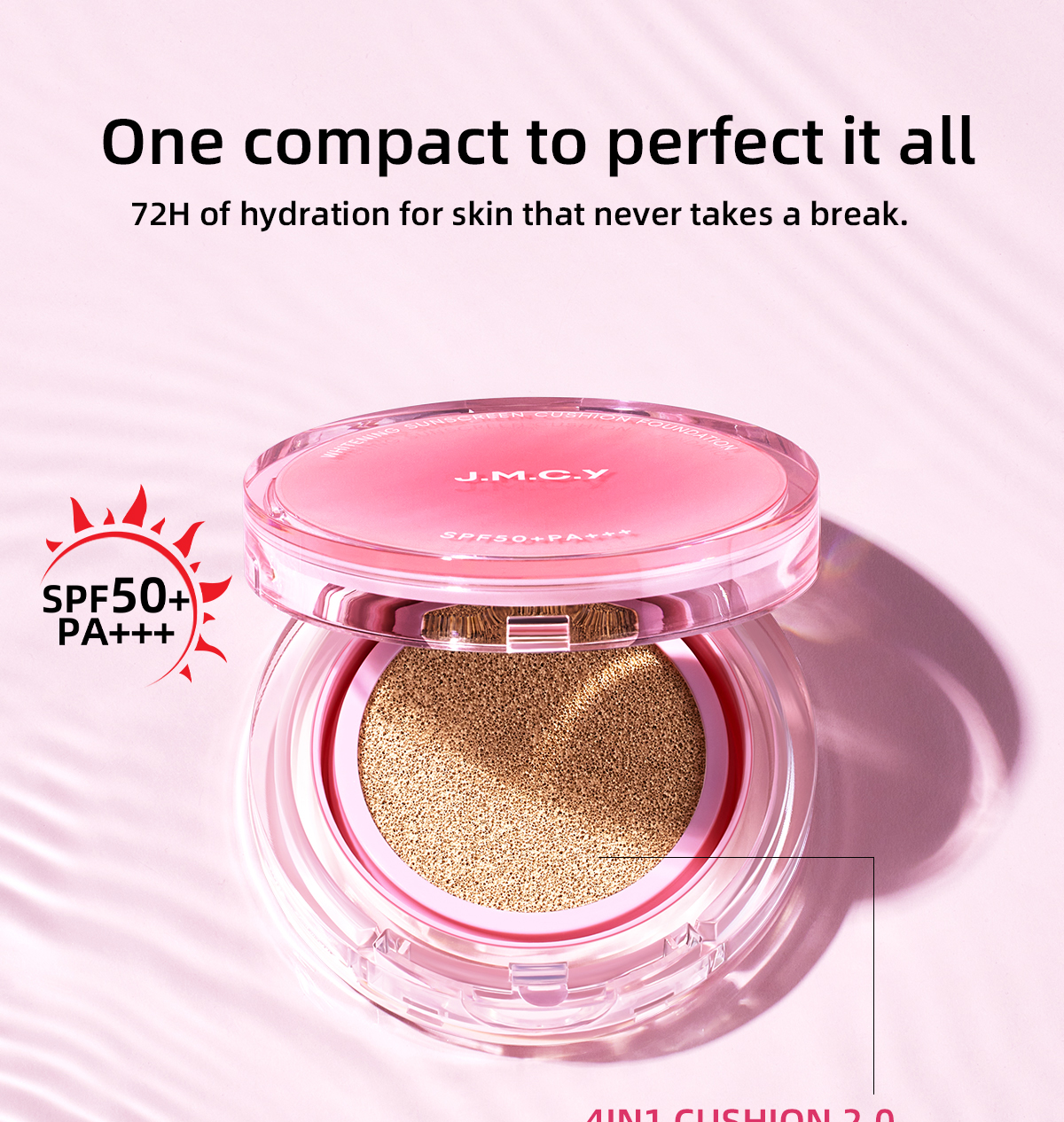 JMCY 5 in 1 Cushion Perfect All Coverage Oil Control BB SPF 50 PA ...