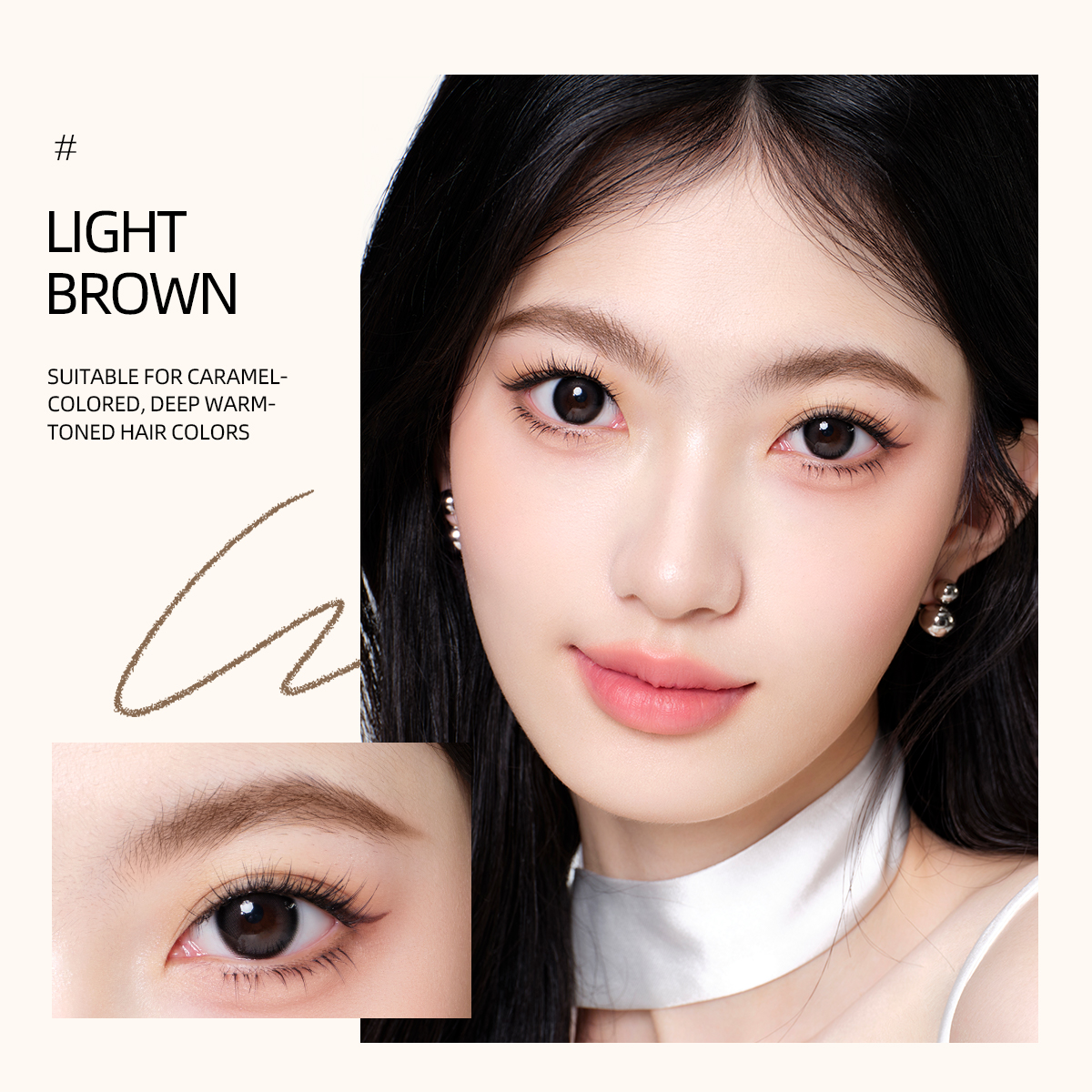 JMCY Eyebrow Pencil Buy 1 Take 1 2PCS Set Waterproof Double Headed Long ...