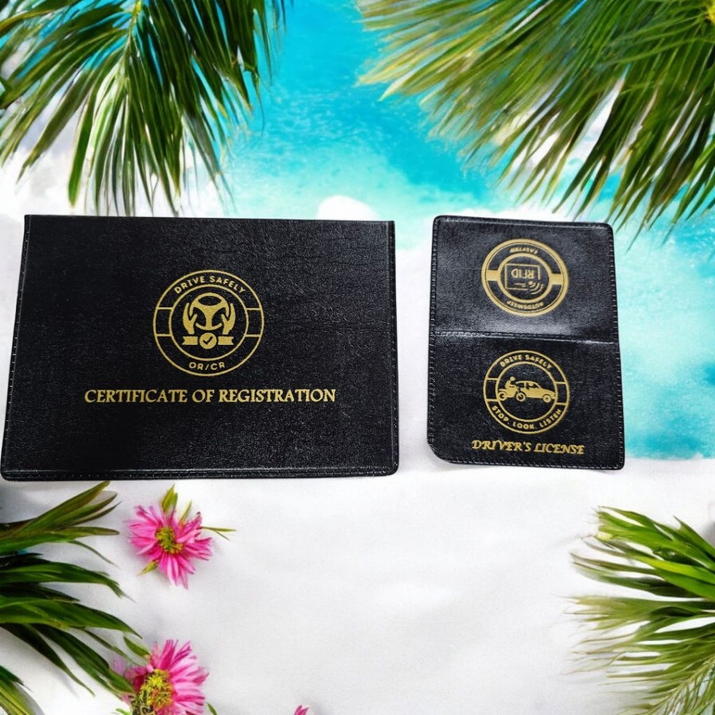 OLD OR CR HOLDER WITH DRIVER'S LICENSE ( NEW DESIGN) | Shopee Philippines