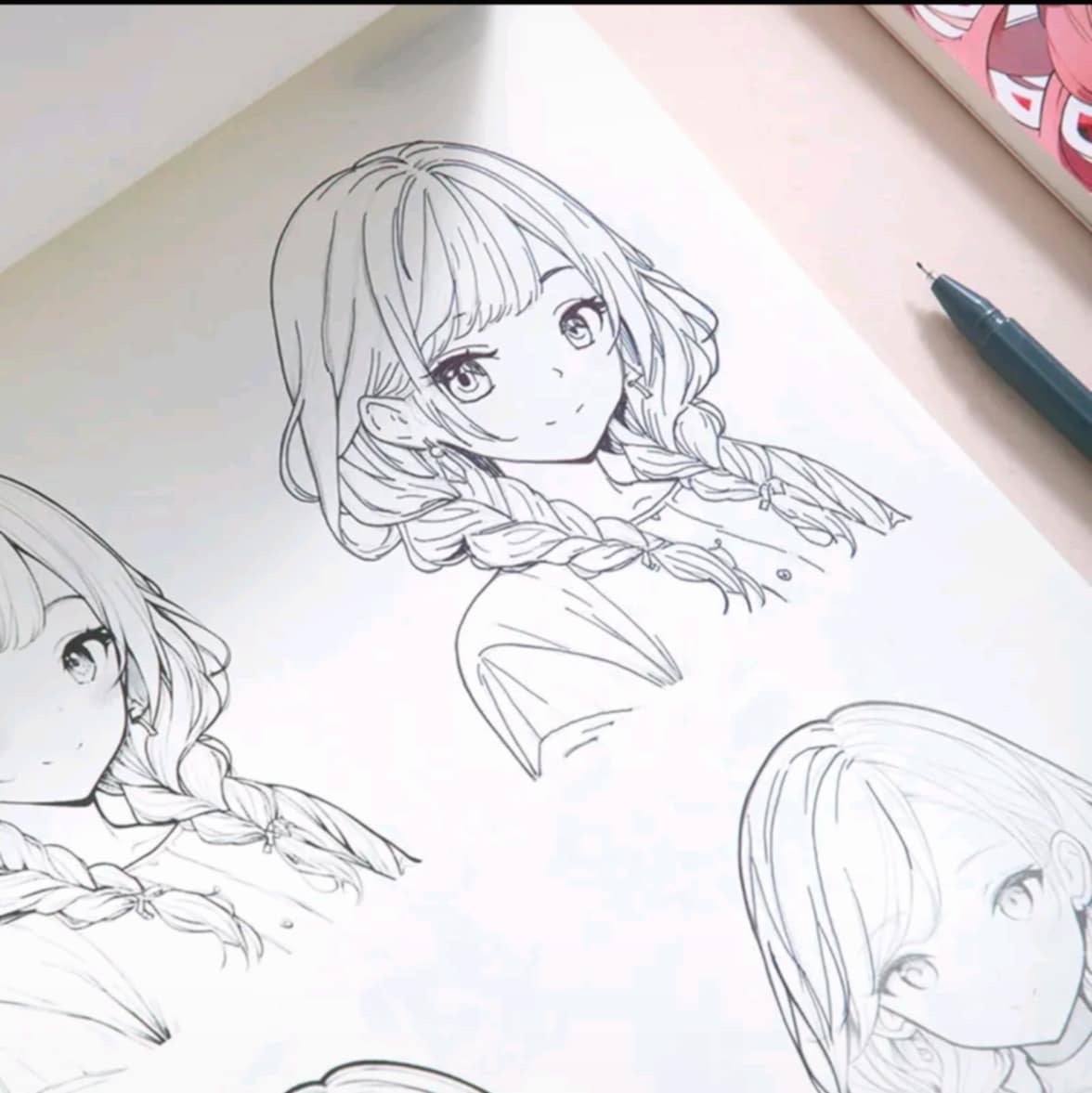 Book anime cartoon comic tracing tw dimensional gurl coloring painting ...