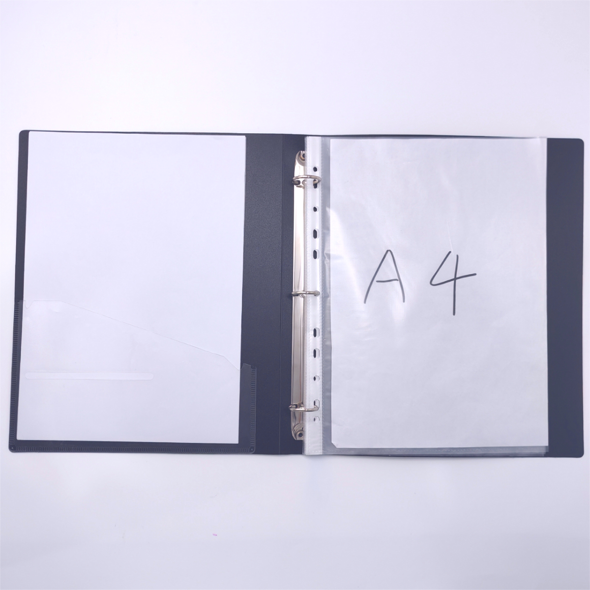 A4 3 Ring Binder File Folder Document Organizer 3 Ring File Clip Thick ...