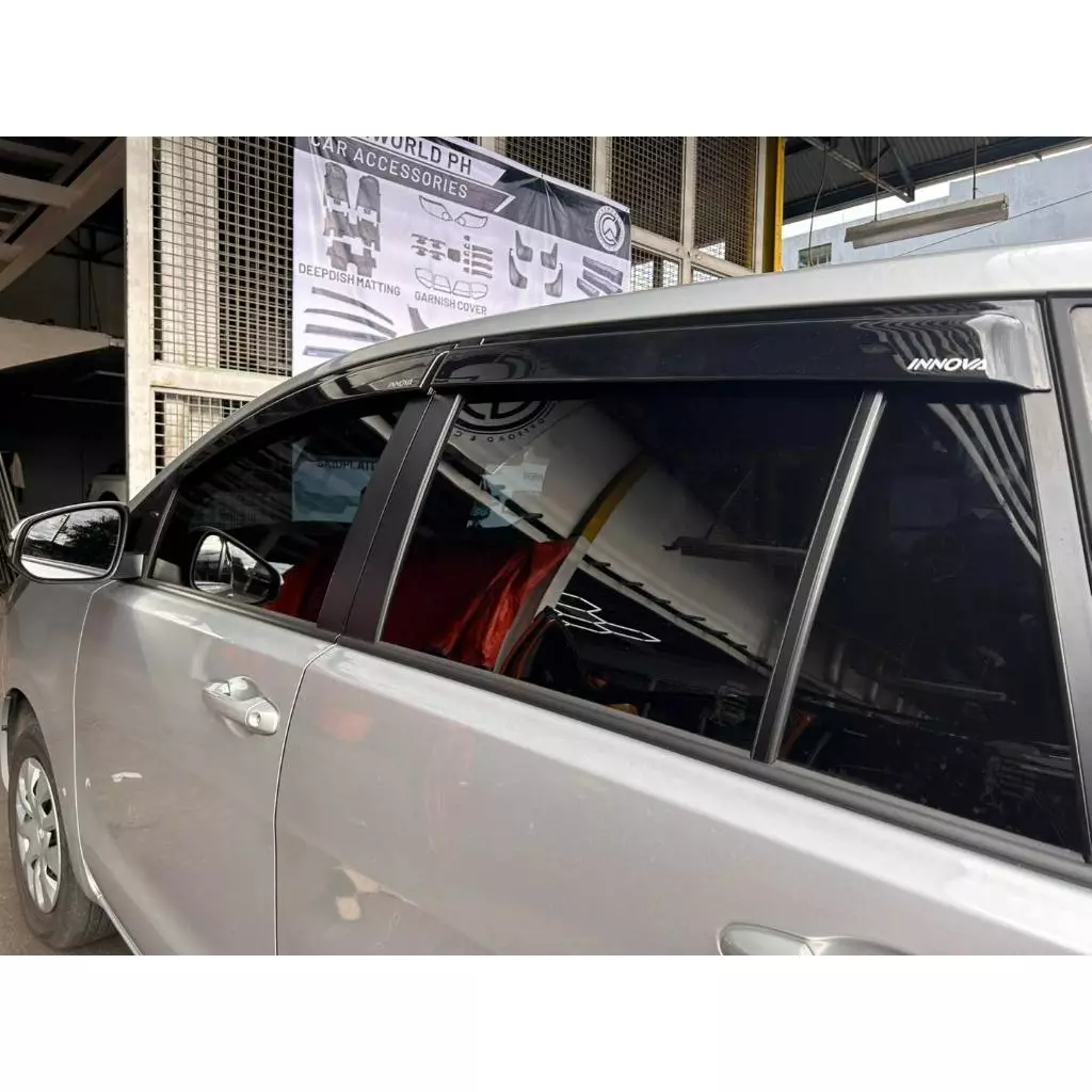 TOYOTA INNOVA 2009 - 2025 RAIN VISOR INNOVA LOGO Window Visor Door ...