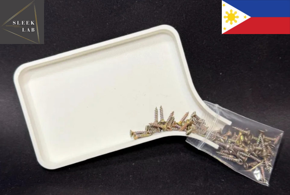 Small Parts Sorting Tray with Funnel – 3D Printed Organizer for Screws ...