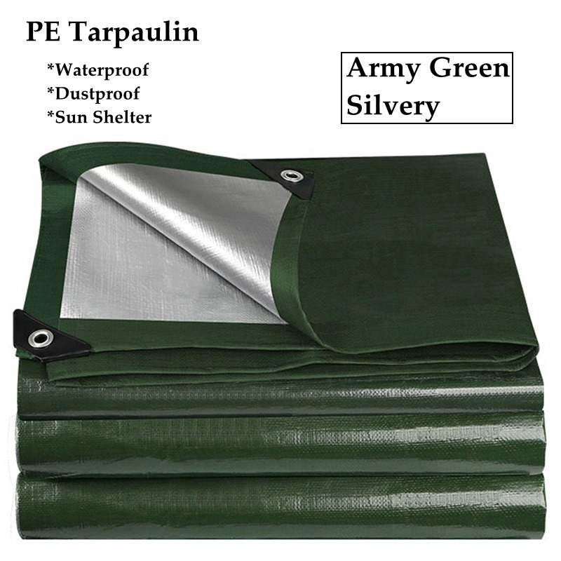 Trapal Waterproof Makapal Multiple Sizes Tolda Makapal Rain Cover ...