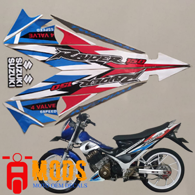 SUZUKI RAIDER 150 1st, 2nd, NEWBREED #05 Stock Decal/Sticker | Shopee ...