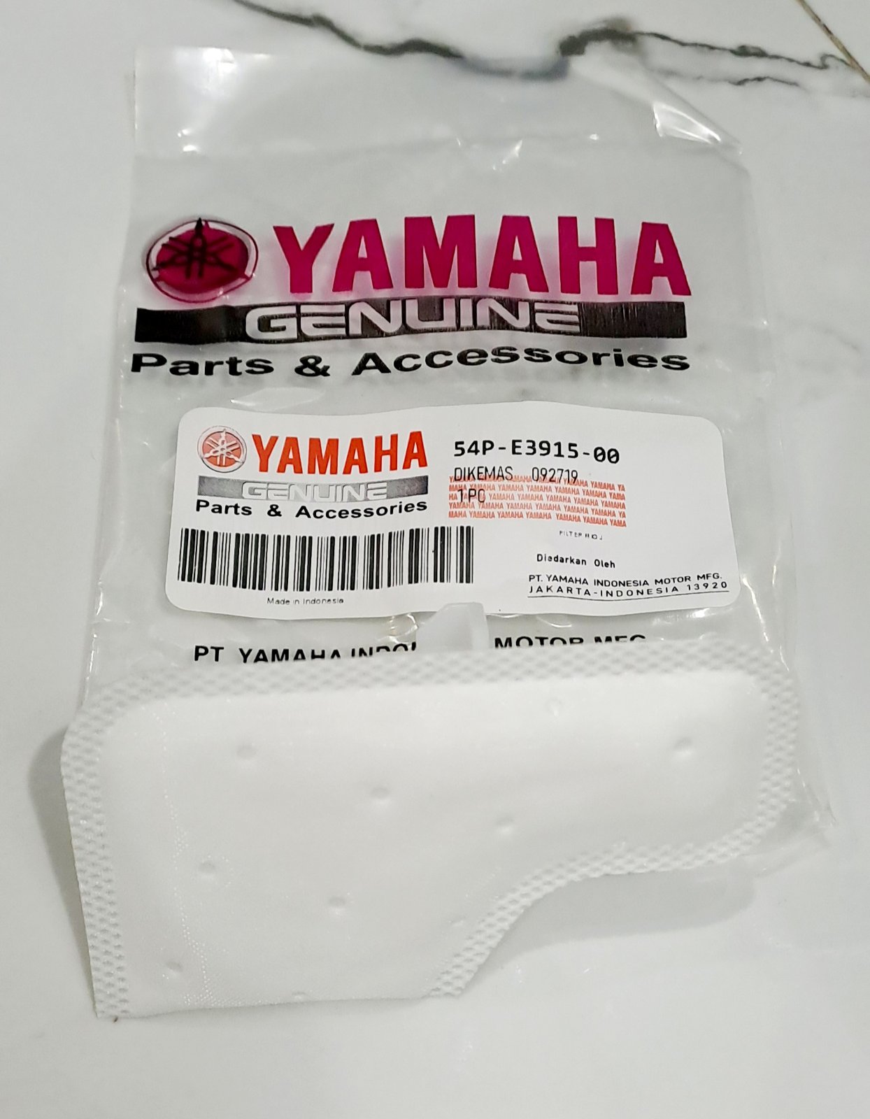 FUEL FILTER YAMAHA MIO i 125 - 54P- E3915-00 MADE INDONESIA GENUINE ...