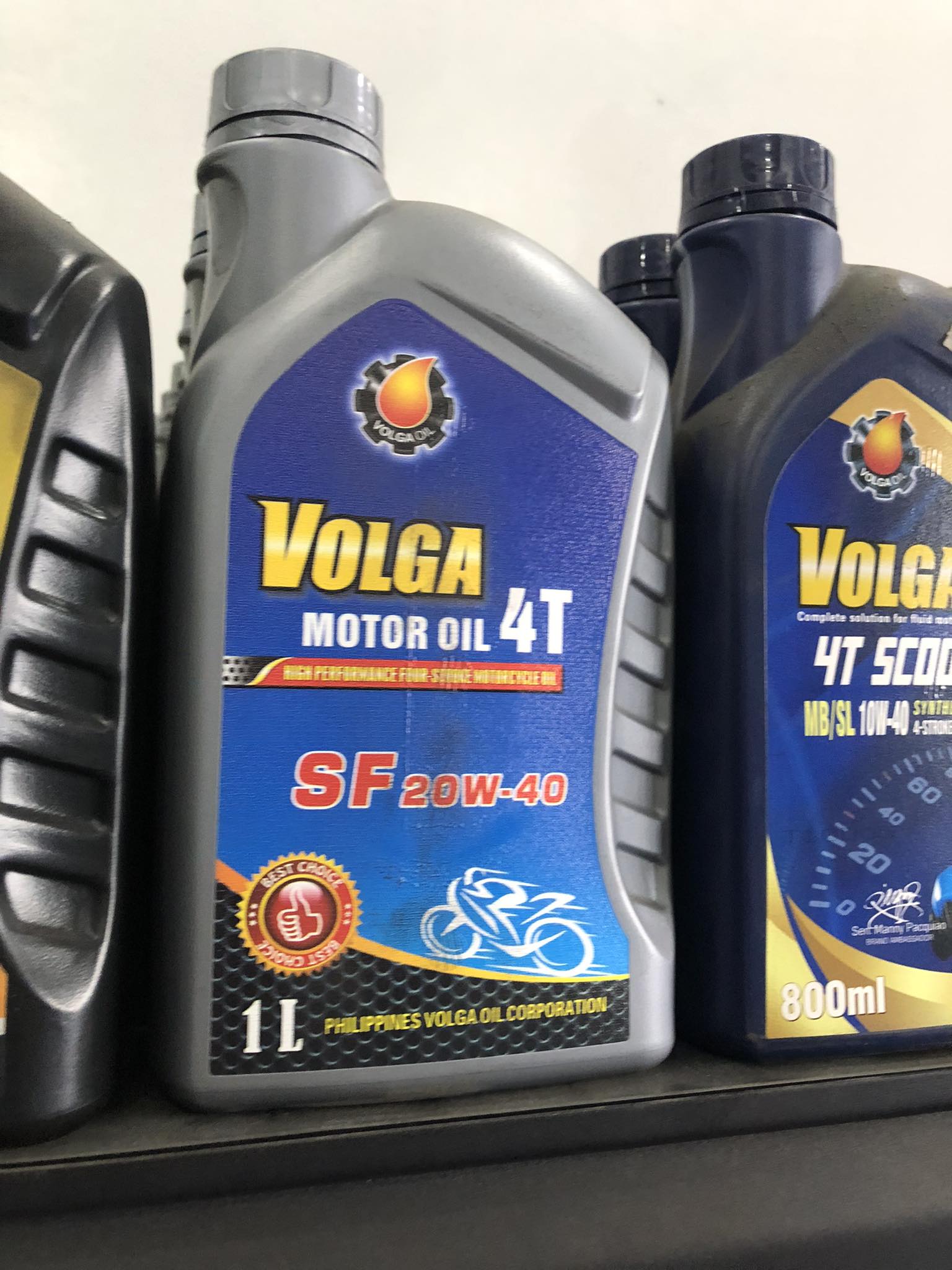 Volga 4T 20W-40 Motorcycle Oil & Volga 4T SAE 40 MonoGrade Motorcycle Oil/ Volga Scooter Oil ...