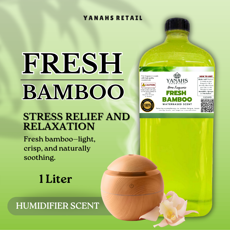 1L FRESH BAMBOO Scent – Water-Based Fragrance for Humidifiers ...
