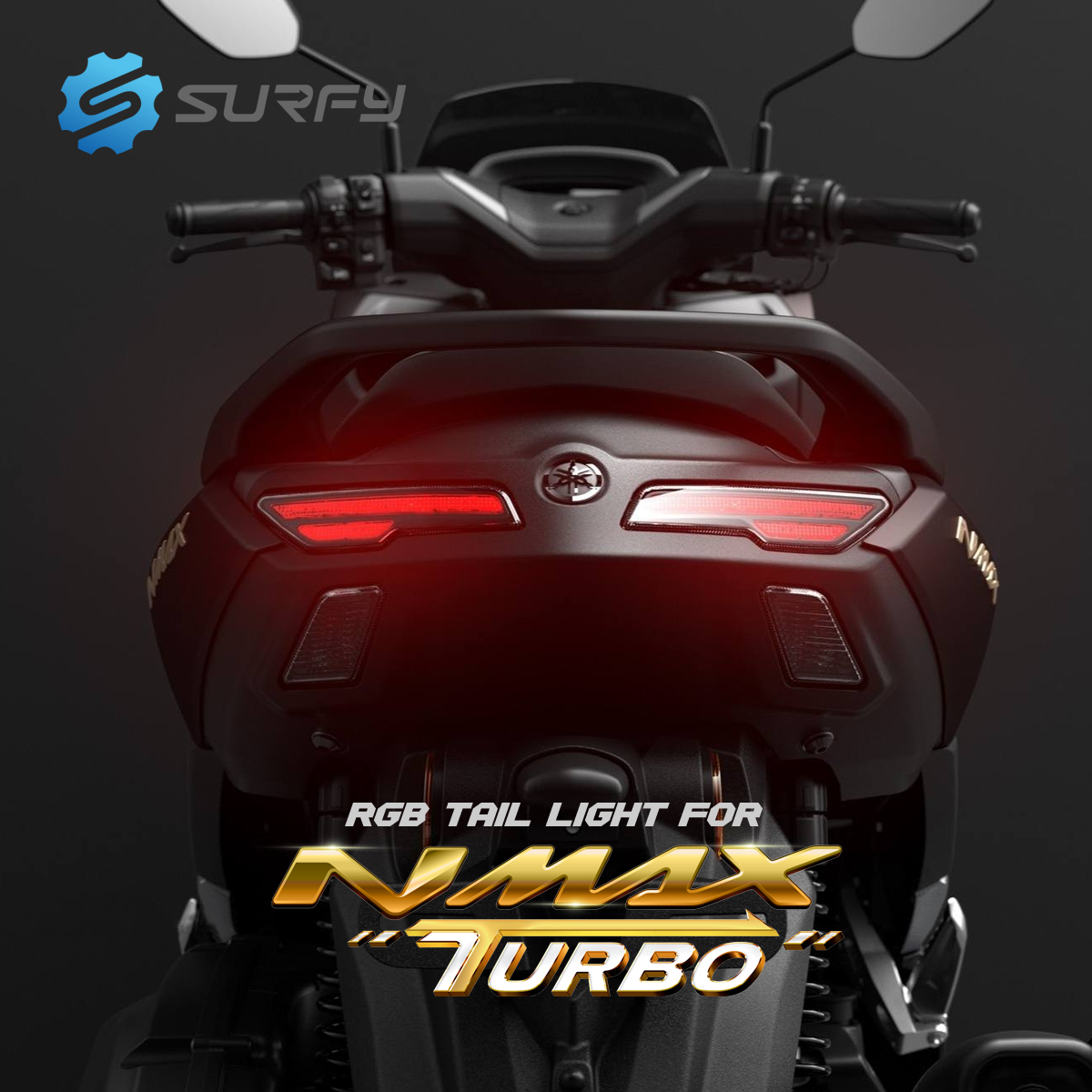 Nmax v3 Turbo Smart RGB Tail Light LED Smartphone App Customization ...