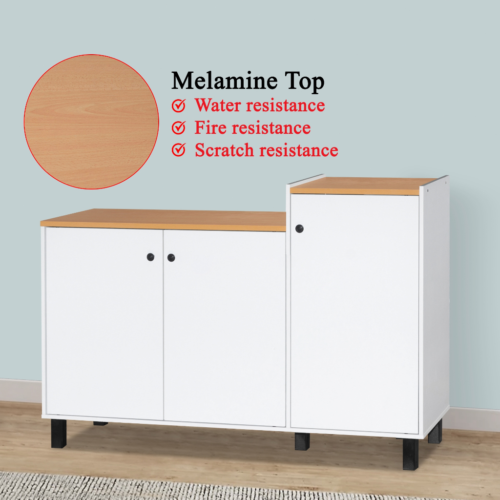 Gas stove gas side storage kitchen storage rack assembly cupboard ...
