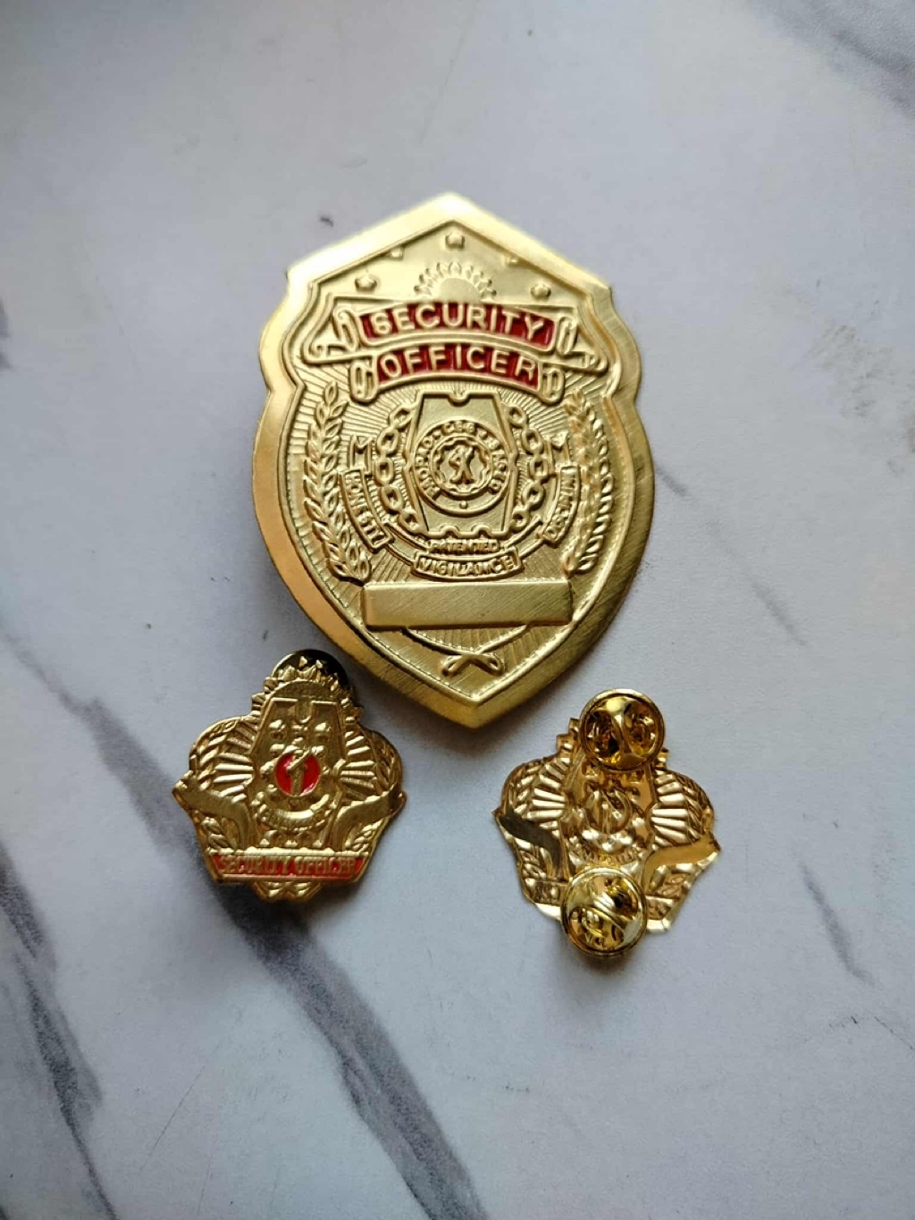 Bodge and collarpin for Security Guard officers | Shopee Philippines