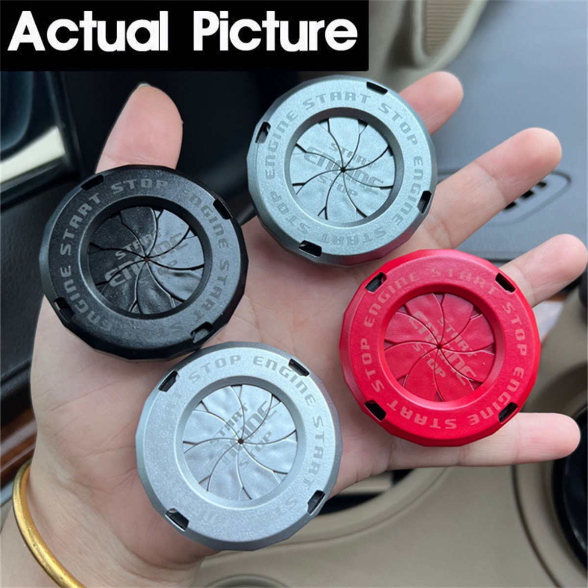 Self-Adhesive Car Ignition Cover Peephole Cover Entry Door Viewer Cover ...