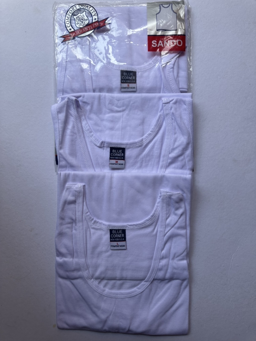 Blue Corner Sando For Men ( Adult ) | Shopee Philippines