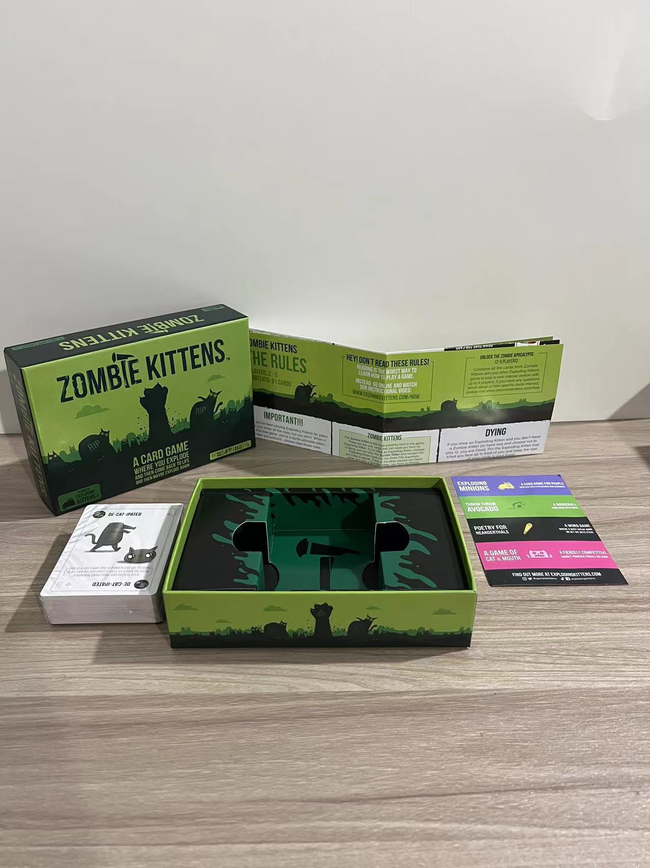 Shocking excitement Fun and interesting Zombie Kittens All-english ...