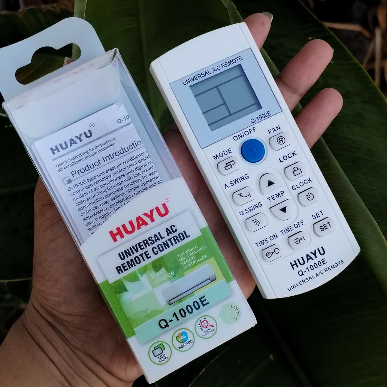 Huayu Q-1000E Universal AC Remote Control Replacement For Split Type ...