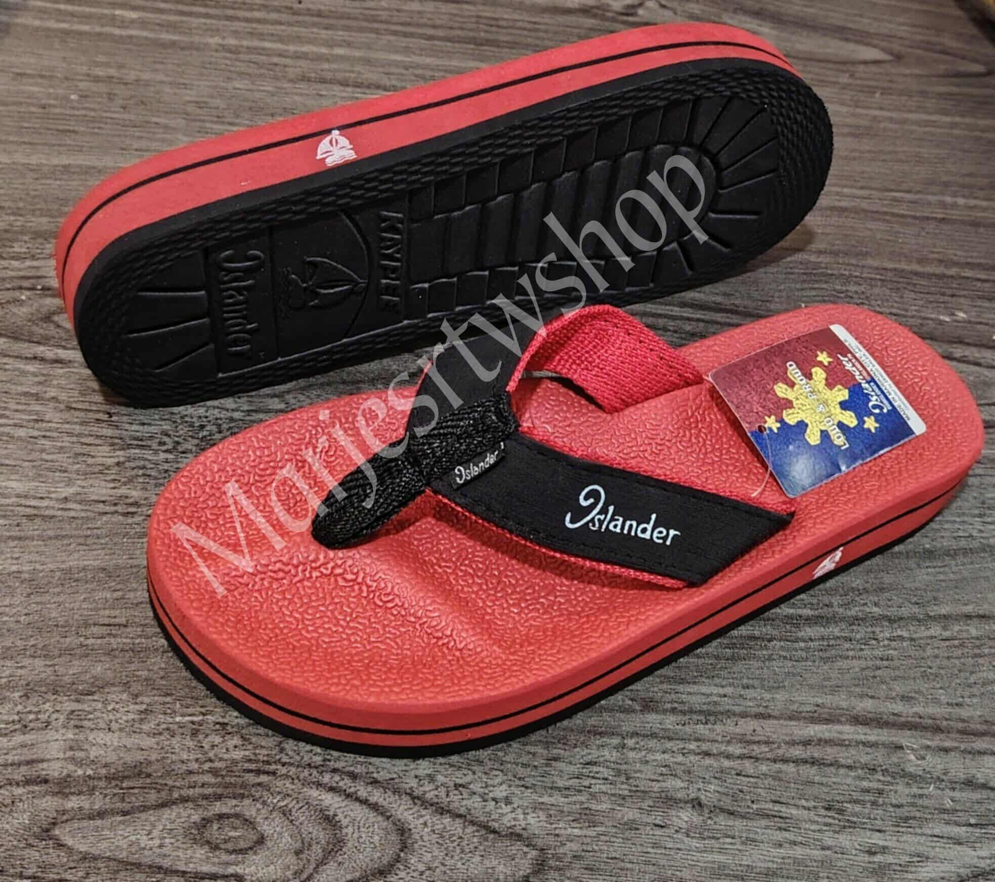 Islander CLASSIC Slippers Original ( RED ) | Shopee Philippines