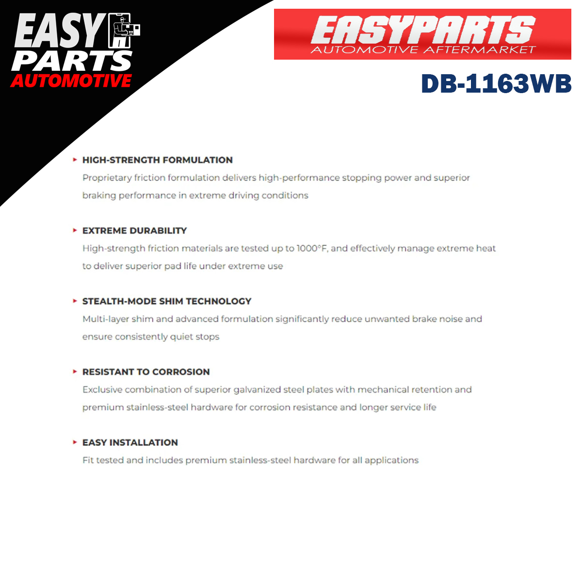 Wagner Brake Pads DB-1163WB Honda Civic EG EK / City Type Z / City-Jazz ...
