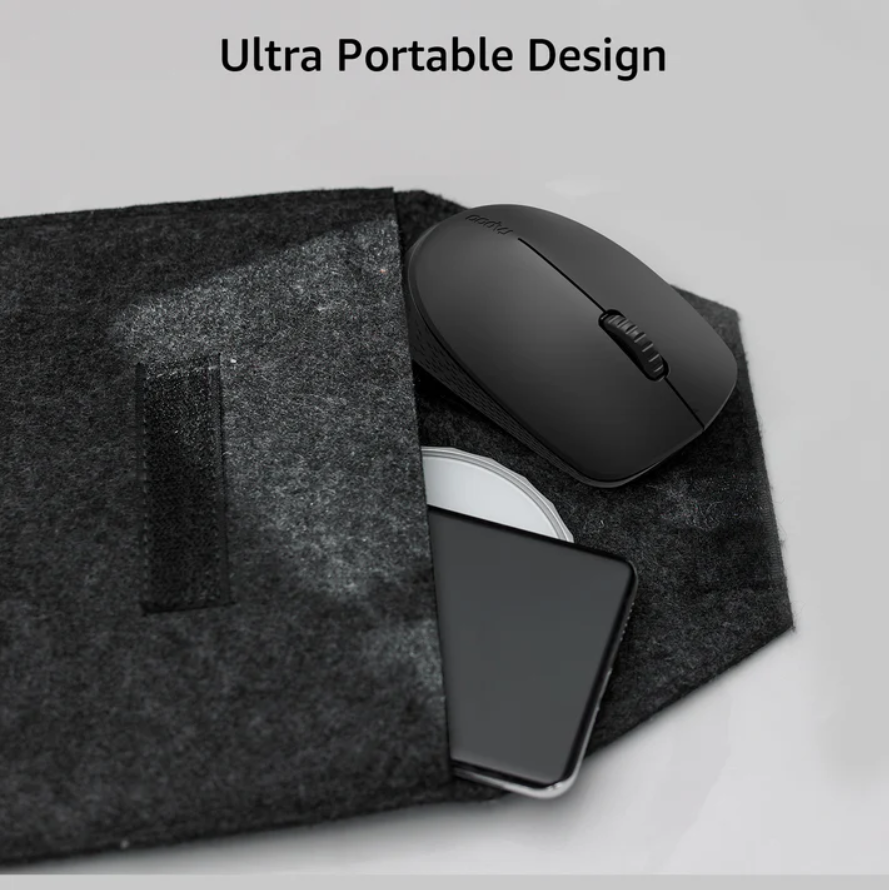 Rapoo M100G Bluetooth Mouse Wireless Slient Mouse for Laptop 1300DPI 2 ...