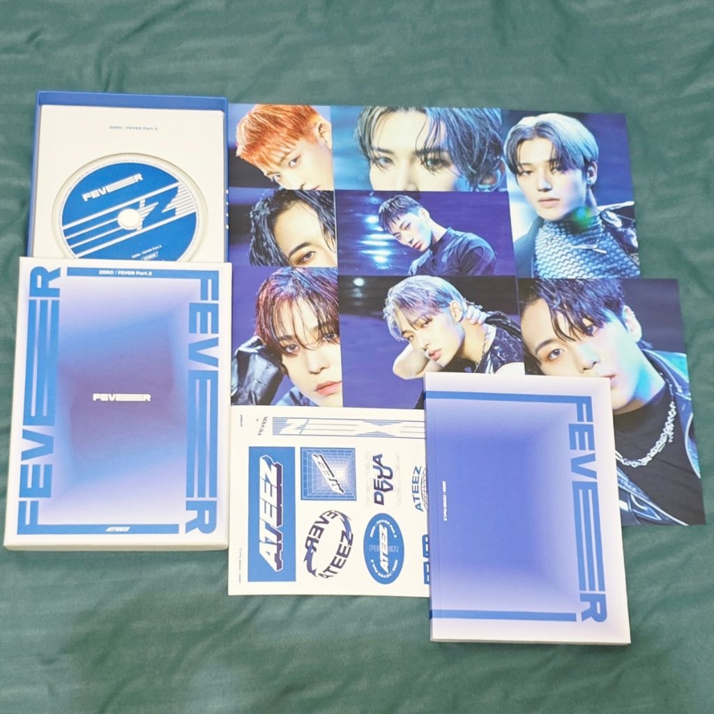 Ateez 7th Mini Album Zero Fever Part 3 Official Unsealed | Shopee ...