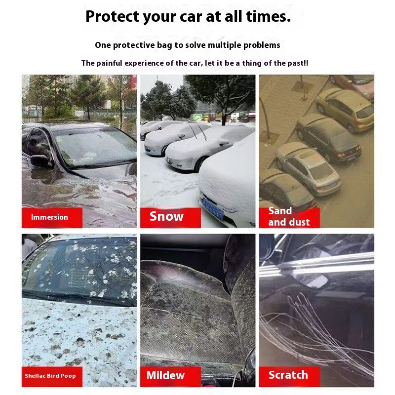Outdoor parking flood and waterproofing car protection cover ...