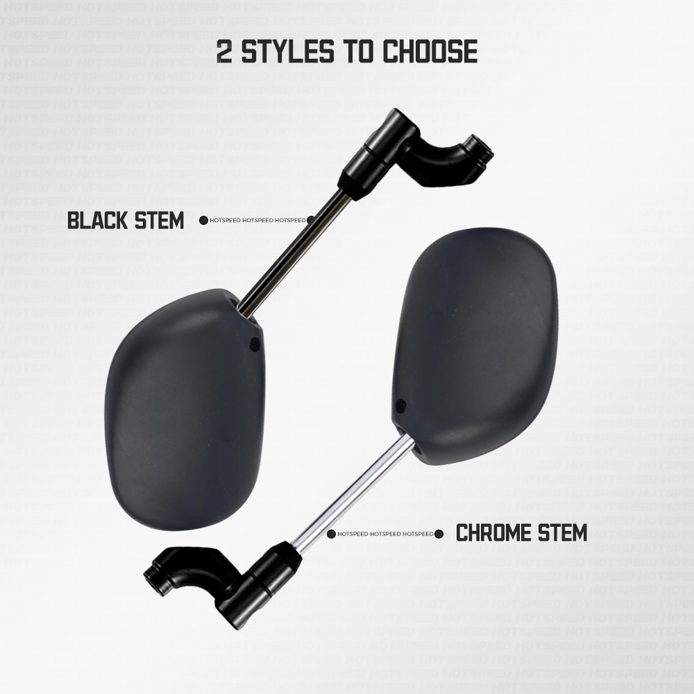 HOTSPEED Side Mirror For Motorcycle 360 Rotation Universal CNC Folding ...