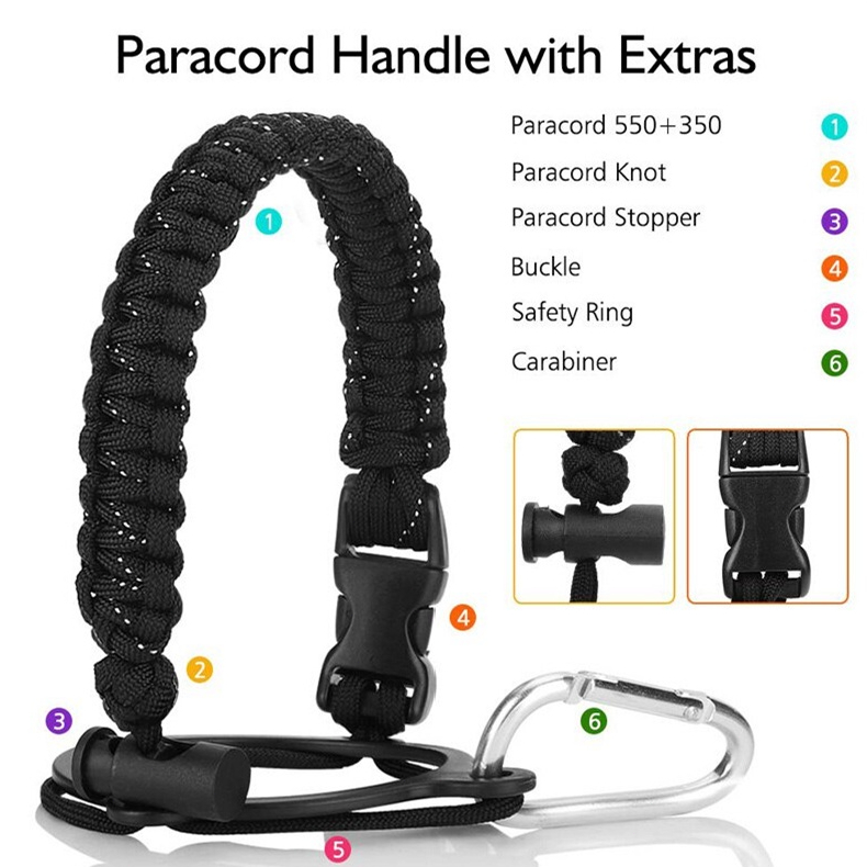 [COD] Water Bottle Rope Suitable for Tumbler flask accessory Paracord ...