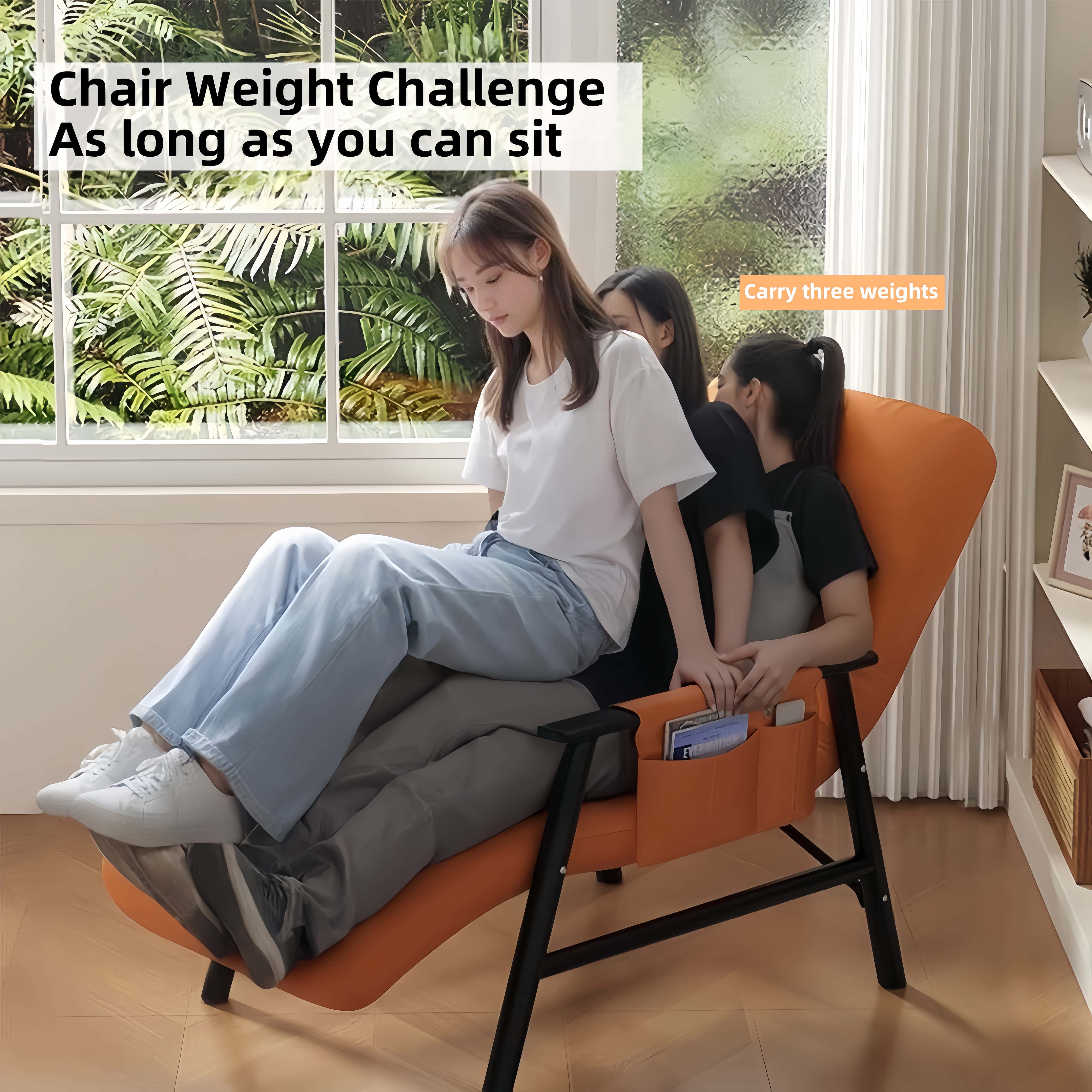 Recliner sofa lazy chair reclinable sleepable household chair office ...