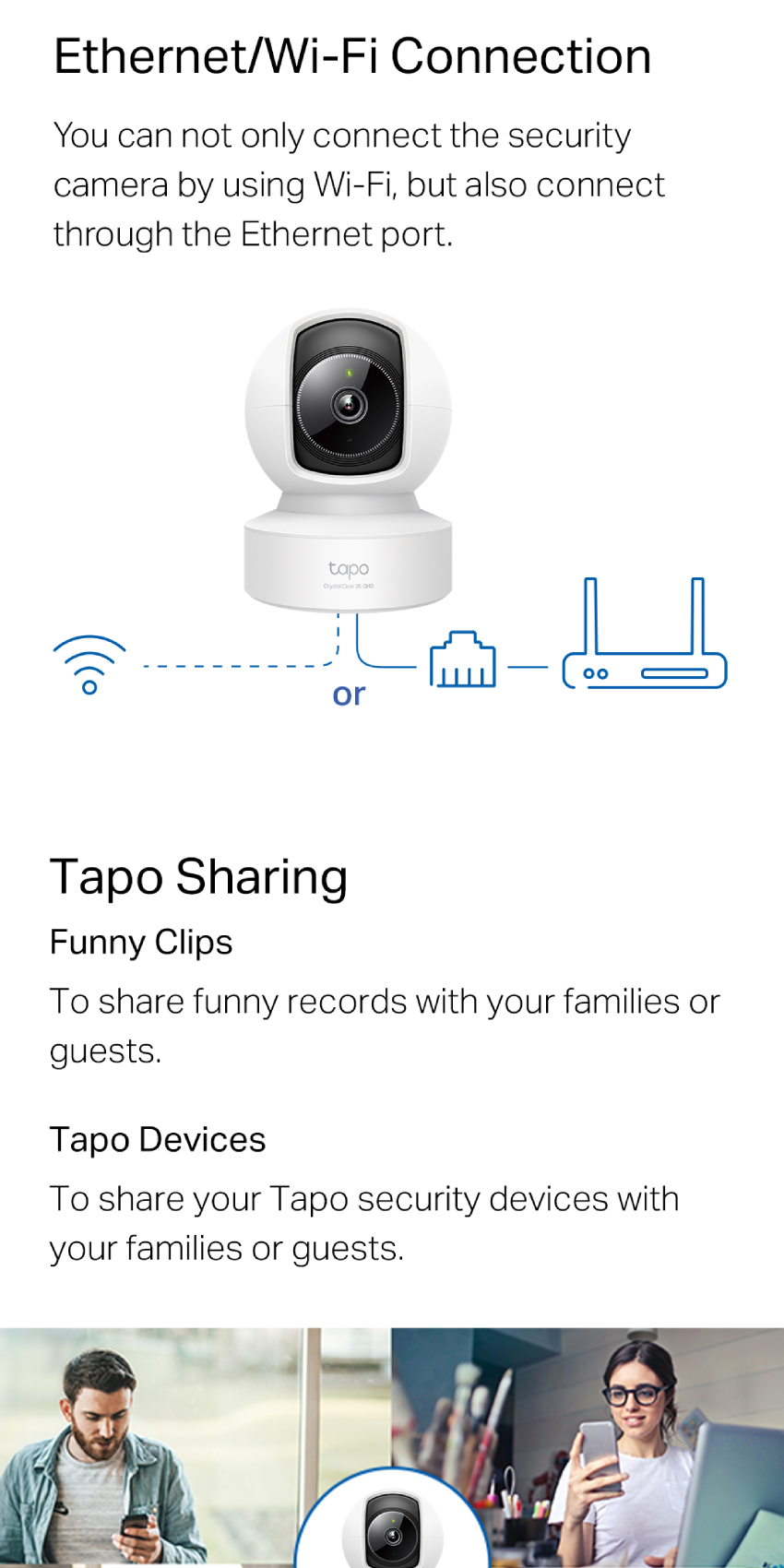 TP-Link | Tapo | C222 | 2K | 4MP | Pan/Tilt | AI | Home | Security | Indoor | Wi-Fi | CCTV ...