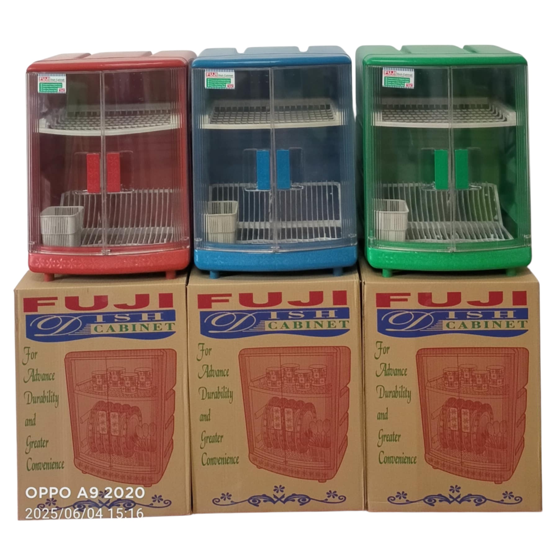 DISH CABINET FUJI (#558) UNI-LUCKY FUJI PLATUHAN DISH CABINET/DISH DRAINER (RANDOM COLOR ...