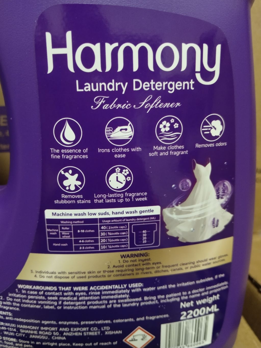 [2200ml] 1Gallon BUY1TAKE1 Laundry liquid detergent with fabcon ...