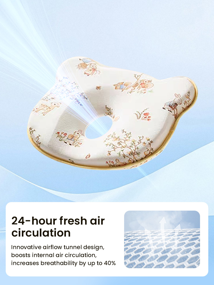 Yuumi Baby Pillow Ergonomic Support Unan Infant Breathable Memory ...