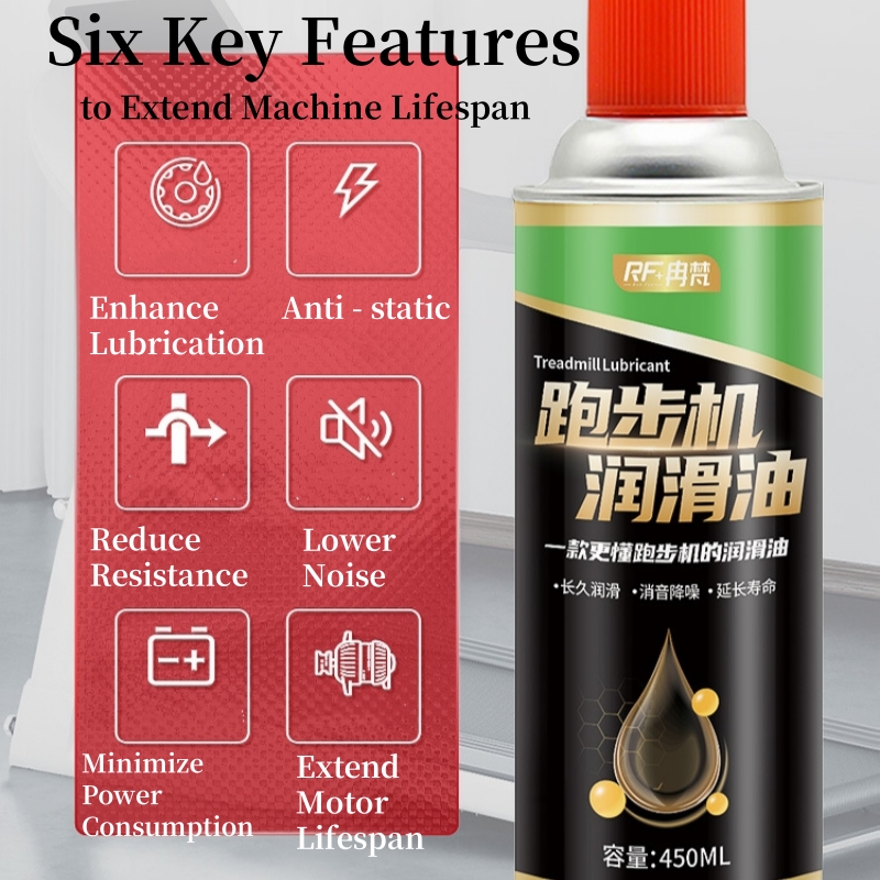 [B 1 T 1]GOGO 450ML Press-spray Treadmill Belt Lubricant Running ...