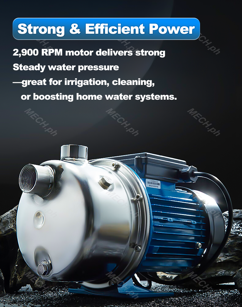 REAIM Jetmatic Water Pump Heavy duty Jet Pump Stainless Steel Model ...