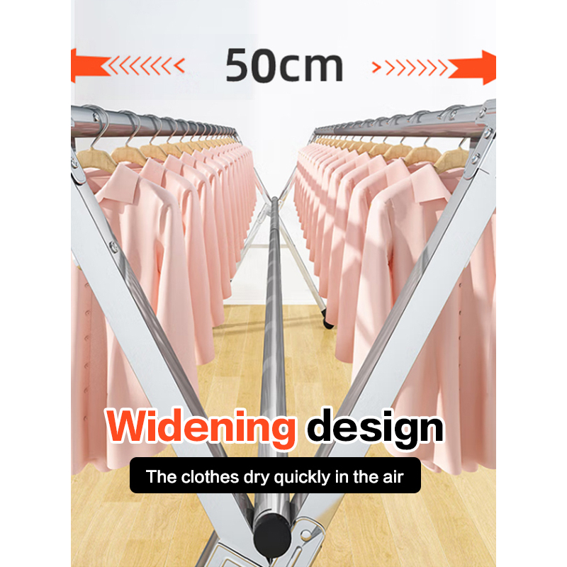 Foldable Sampayan Stainless Steel Clothes Rack Indoor Outdoor Laundry ...