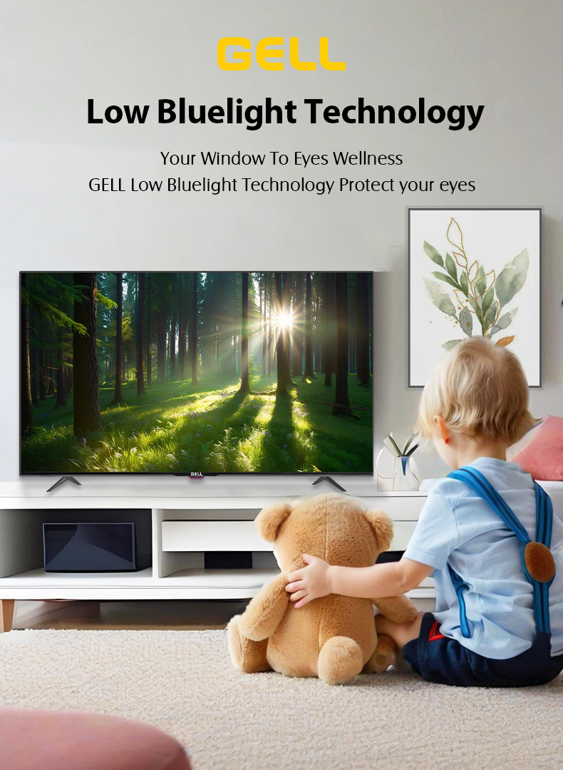 Gell Smart TV 55 Inches Android UHD Television & 42 Inch LED TV Flat ...