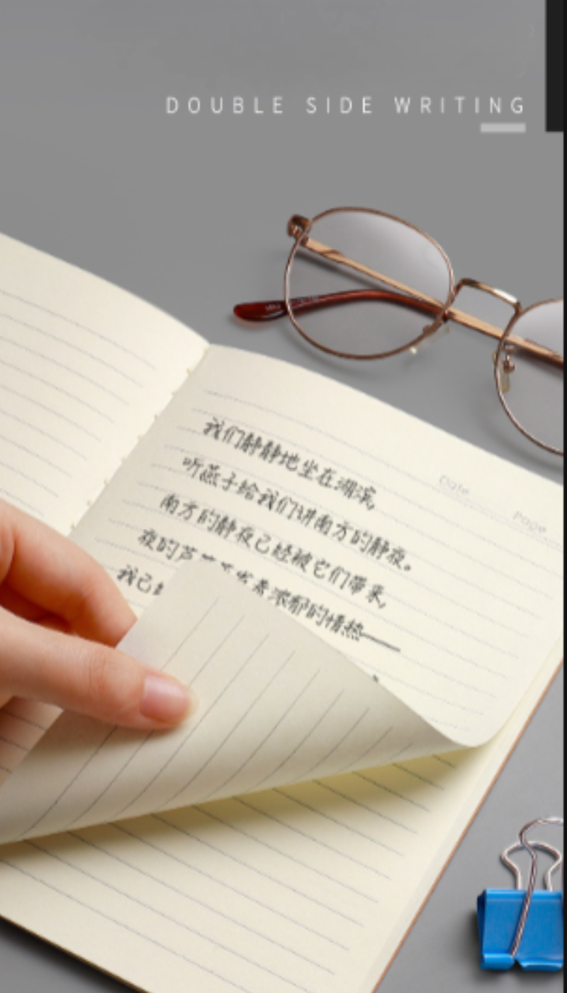 10pcs A5 B5 A4 Line Page Kraft Cover notebook thickened retro college ...