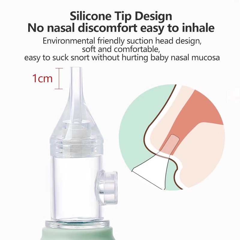 Einmilk Baby Nasal aspirator for Infant baby Reusable Nasal Mucus ...