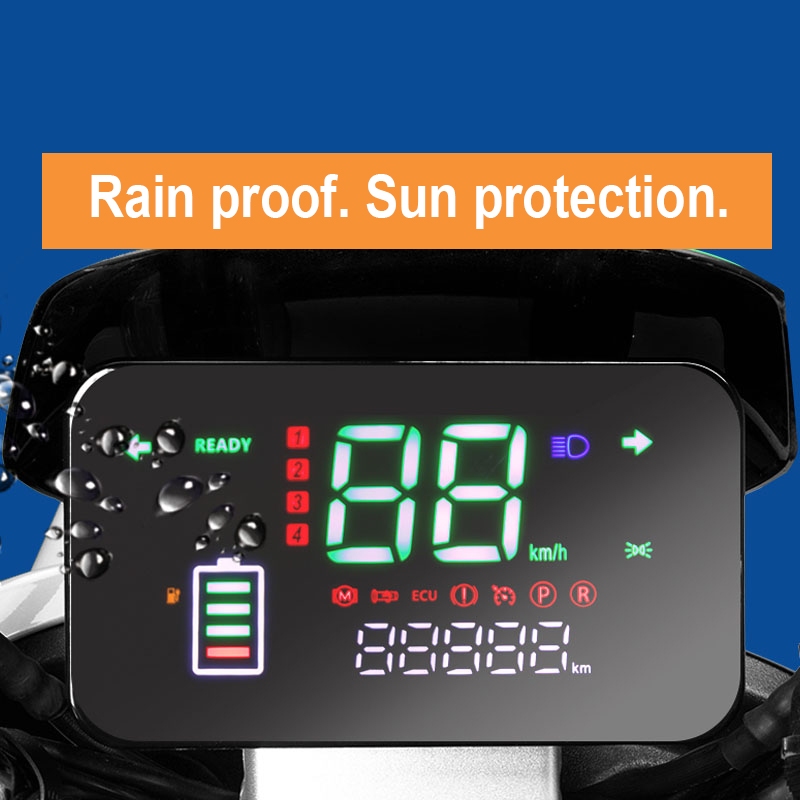 LCD Display Speedometer Screen 60-72v instrument E-Bike Electric ...