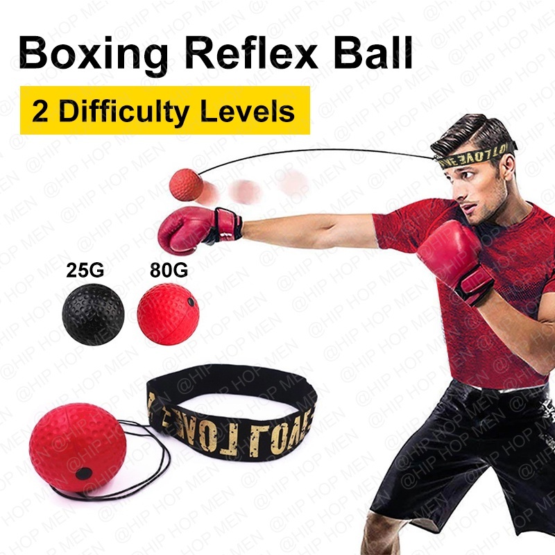 Boxing Reflex Ball Boxing Balls Headband Punching Speed Fight Skill ...