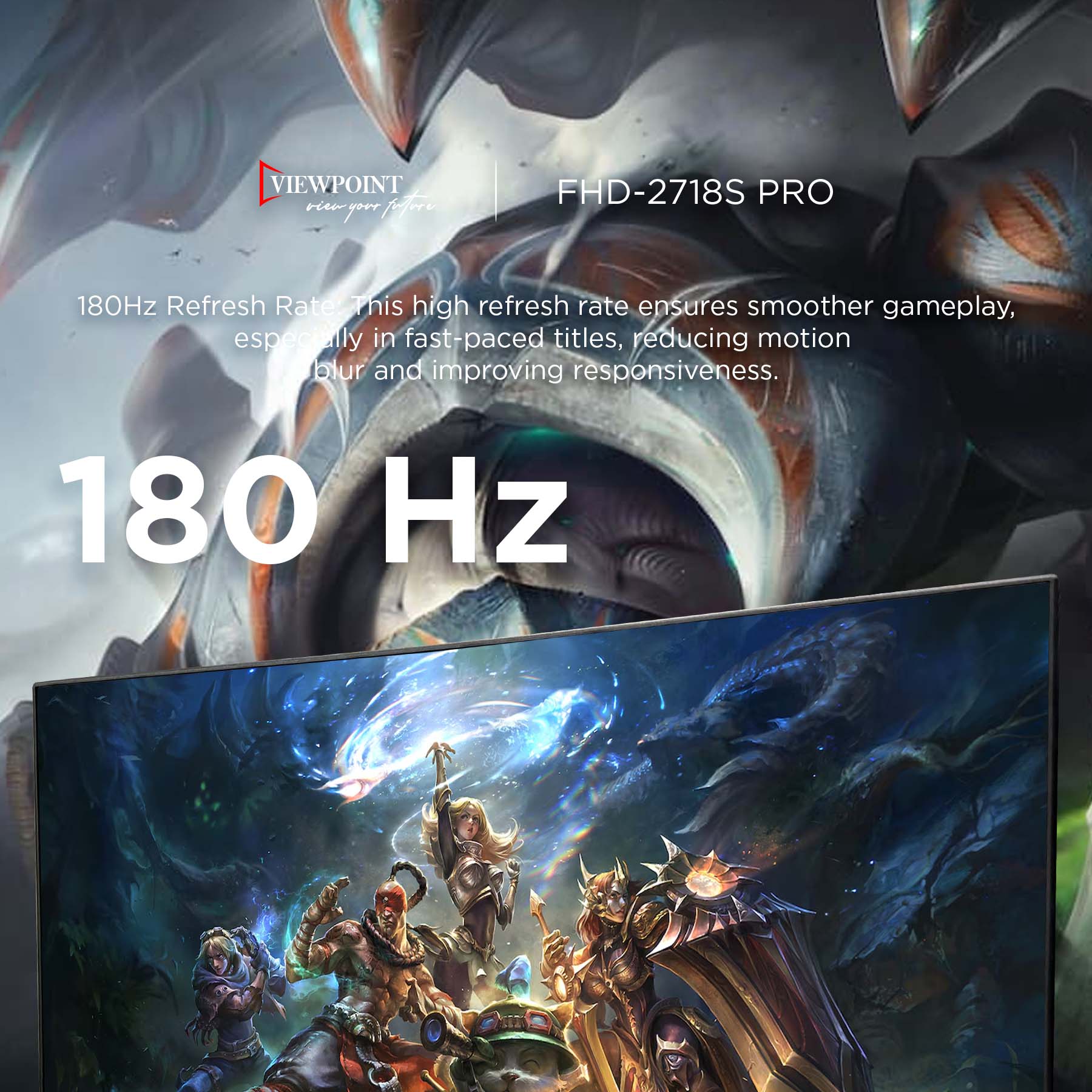 Monitor Viewpoint 27 inch 165hz Semi Curve | Shopee Philippines