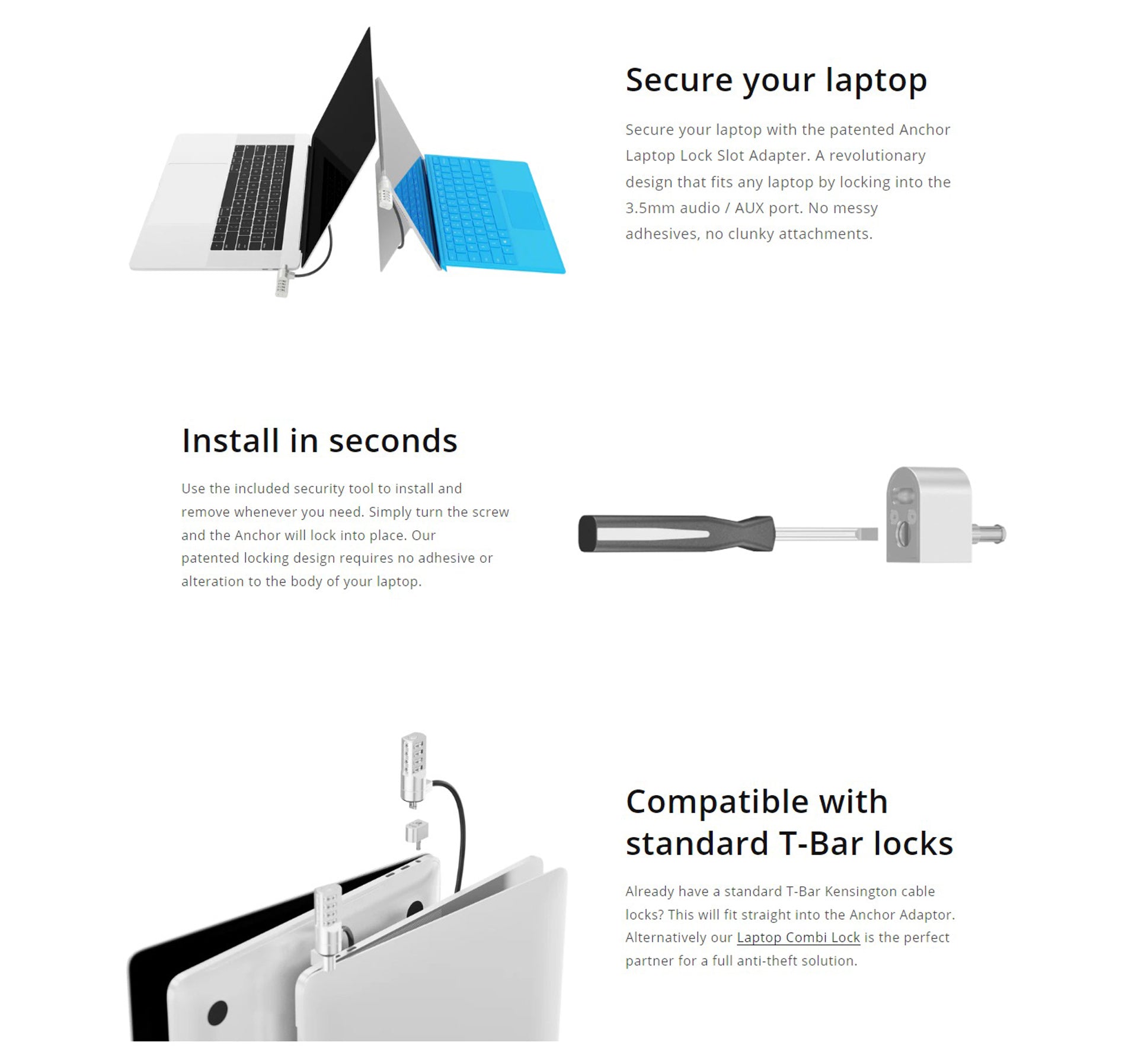 Multplx Anchor Adapter for Laptop Lock Cable (ANC-100-A-Y) | Shopee ...
