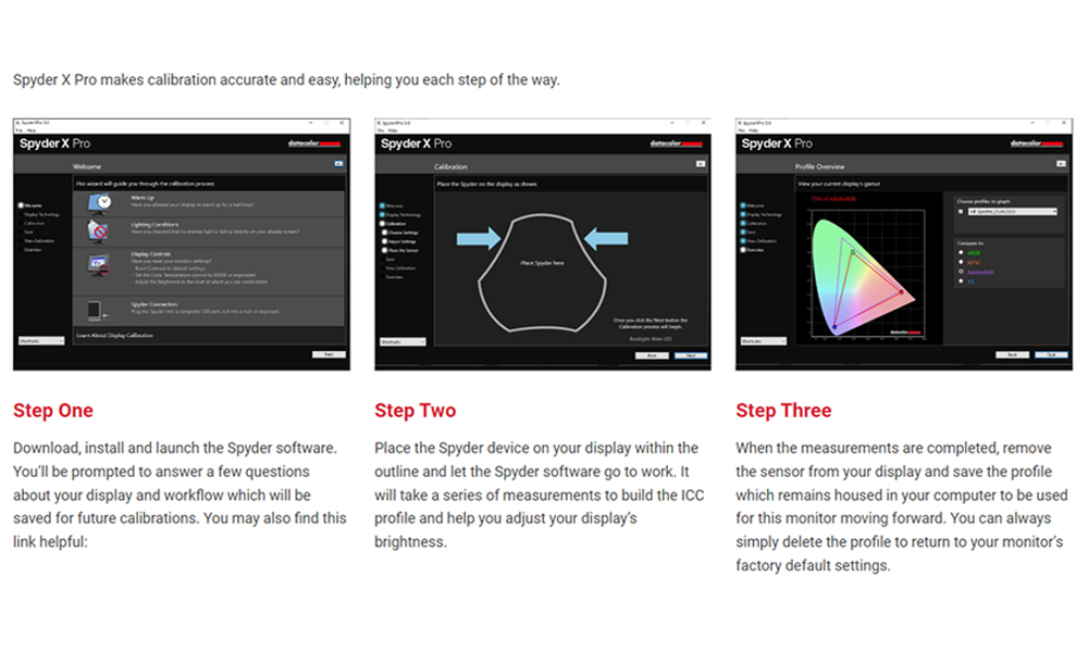 Datacolor Spyder X Pro Colorimeter Monitor Color Calibration Tool for ...